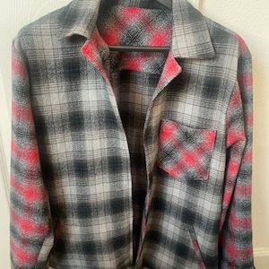 Men's Overshirt Jacket Sewing Pattern, Projector File, and Video ...