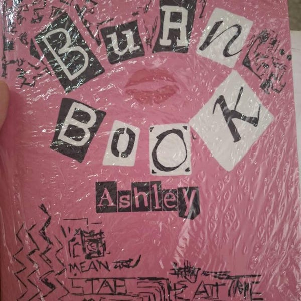 Burn Book Font, Burn Book Alphabet, Burn Book Letters, Mean Girls Party ...