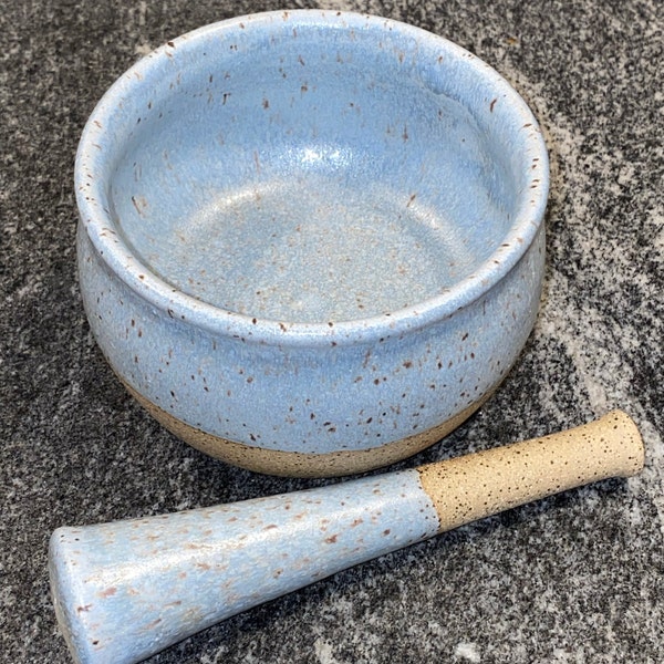 Mortar and Pestle, Wheel Thrown Pottery, Pottery Mortar and Pestle, Ceramic Mortar and Pestle ...