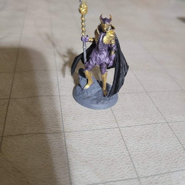 Female Elf Wizard Miniature Mage Spellcaster Figurine 32mm Scale 75mm ...