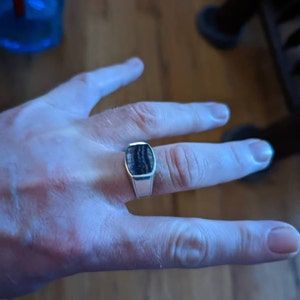 Blue John Signature Ring Mens Ring Gents Ring Handmade - Etsy