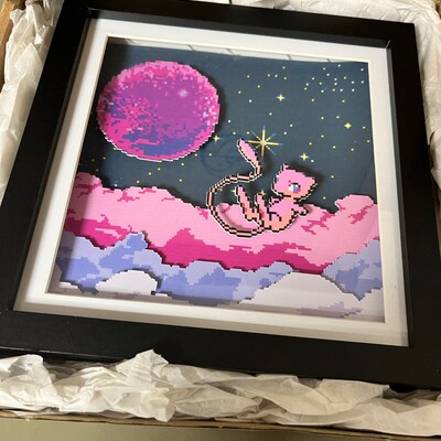 WILD UMBREON APPEARED Pokemon Framed 3D Paper Art Shadow Box - Etsy