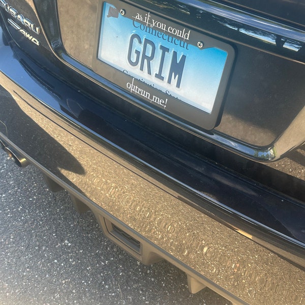 As If You Could Outrun Me Funny Gen Z Twilight Meme License Plate Frame ...