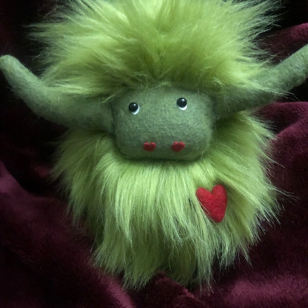 Grinch Highland Cow - Etsy