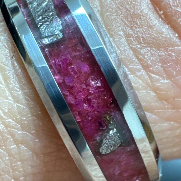 Genuine Labradorite Ring, Labradorite and Opal, Labradorite Band ...