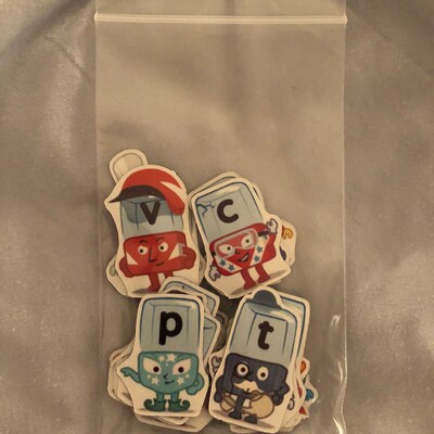 Alphablocks Magnets, Magnetic Alphabet Characters, Waterproof - Etsy