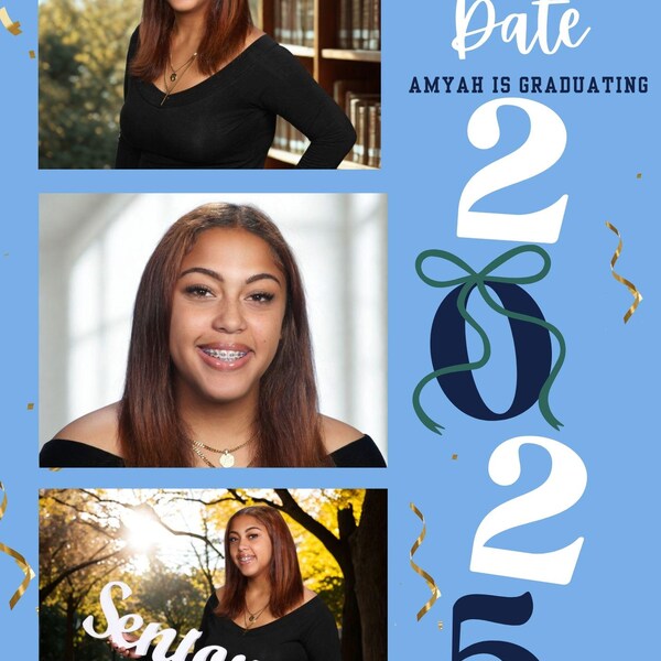 Class of 2026 Graduation Party Bundle: Invitation, College Fund QR ...