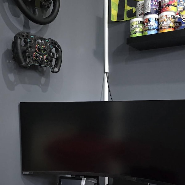 Thrustmaster Racing Wheel Wall Mount | Quick Release Wheel Holder | Sim ...