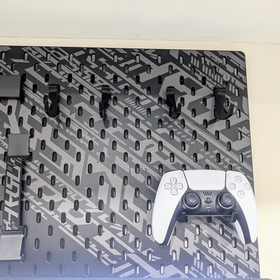 PS5/Xbox/PS4/Switch Pro Headphone mount Controller Halterung für IKEA Pegboard Skadis/Uppsel ...