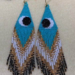Howling Wolf Full Moon Seed Bead Earring Pattern Brick Stitch - Etsy