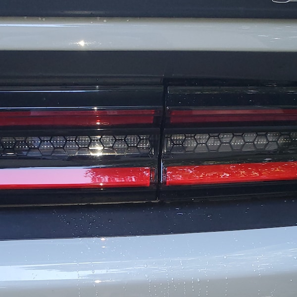 Outlined Honeycomb Brake Light/reverse Light Decal Overlay Fits Dodge ...
