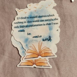 Book Lover Heart Shaped Bookshelf Vinyl Sticker - Etsy