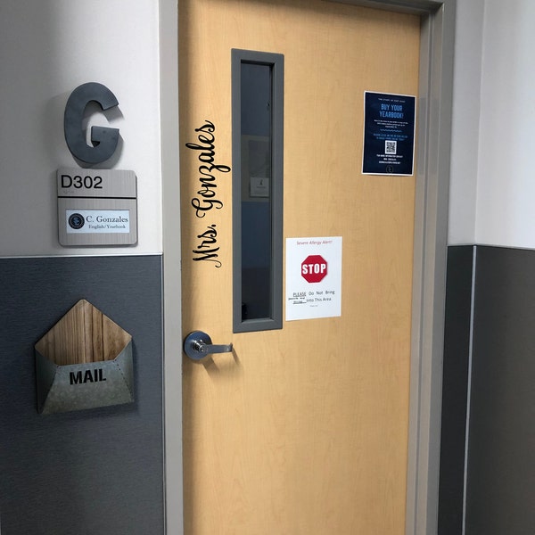 Classroom Door Decals - Etsy