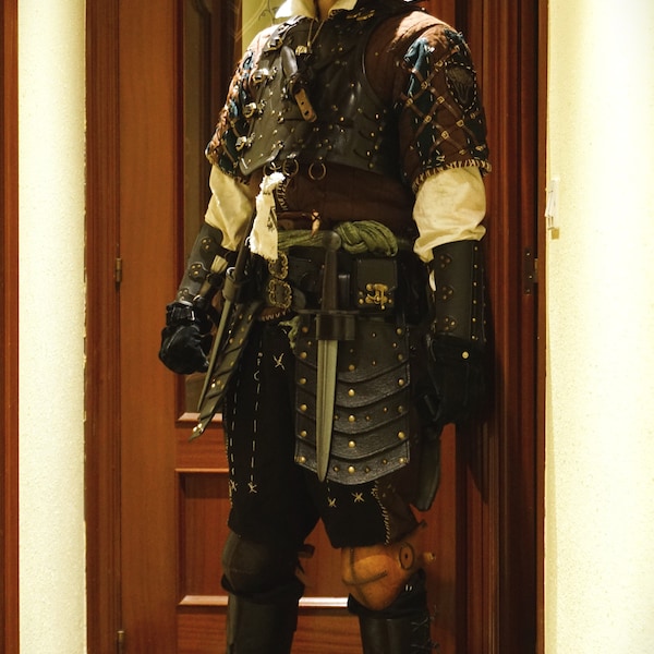 Tasset Belt - Larp Leather Armor - Hero Belt - Etsy