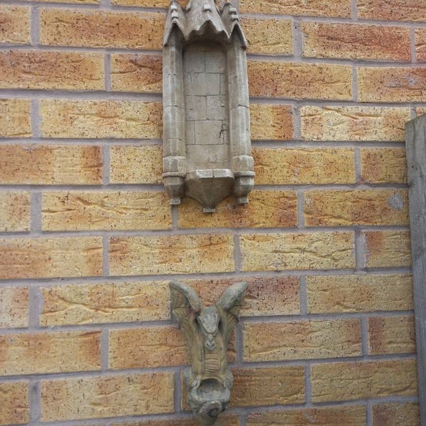 Castle Gothic Niche Sconce Garden - Etsy