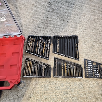 Extra Large Drill Bit Organizer Neatly Organize Your Bits - Etsy