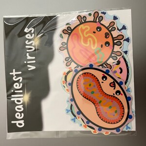 Bacterial Infections and Disease Sticker Set - Etsy