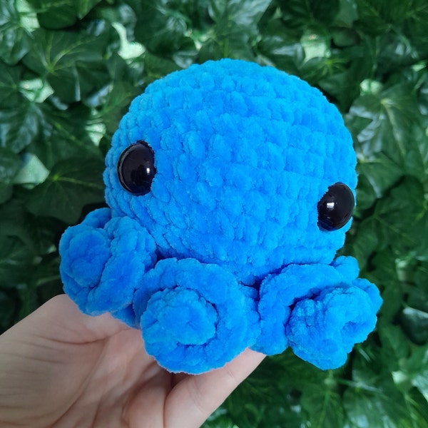 No-sew-octo Crochet Pattern Amigurumi Mini Octopus Pocket Octo - Etsy