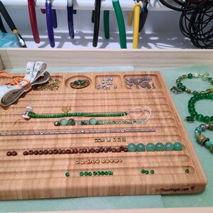 Wooden Mala Bead Design Board and Wooden Bracelet Bead Board | Etsy