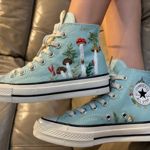 Flower Mint Converse Custom/gift for Kid/converse Chuck Taylor 1970s ...