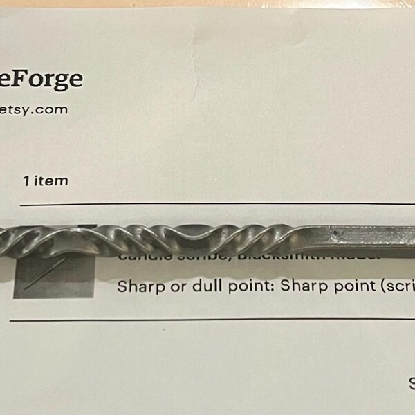 Leather Scribe, Marlin Stick, Forged Hair Pin, Candle Scribe ...