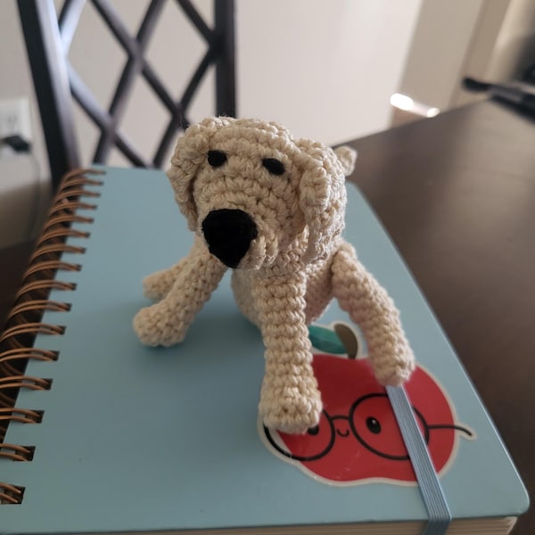 Labrador Crochet Pattern, Golden Retriever Crochet, Dog Crochet Pattern ...