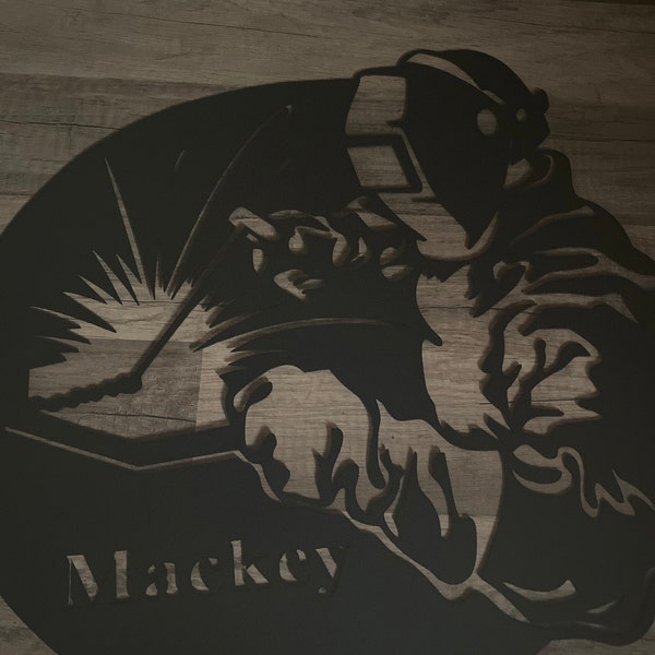 Customized Metal Welding Sign, Sign for Welder, Welder Sign ...