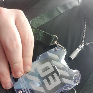 Cyberpunk Keycard Style Card ID Holder - Etsy