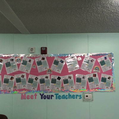 MODERN RAINBOW Meet the Teacher Editable Calm Colors Classroom Decor - Etsy