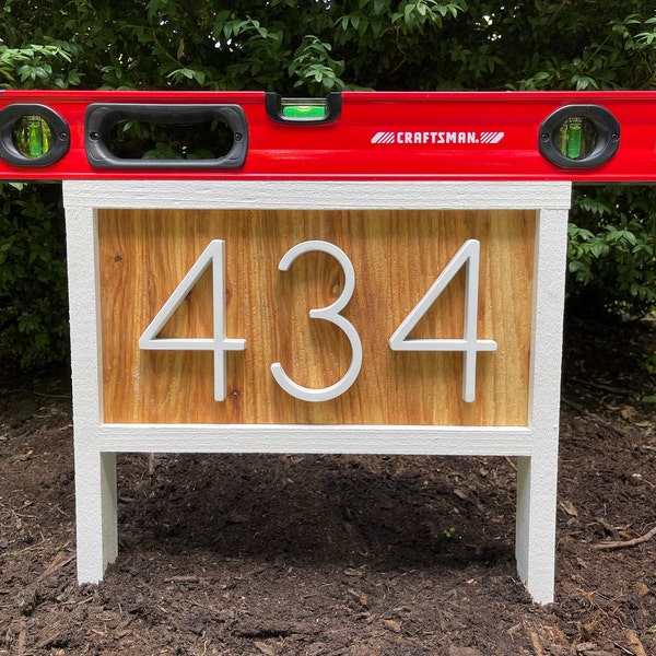 House Number Yard Sign | Address Sign for Yard | Stake Sign Address ...