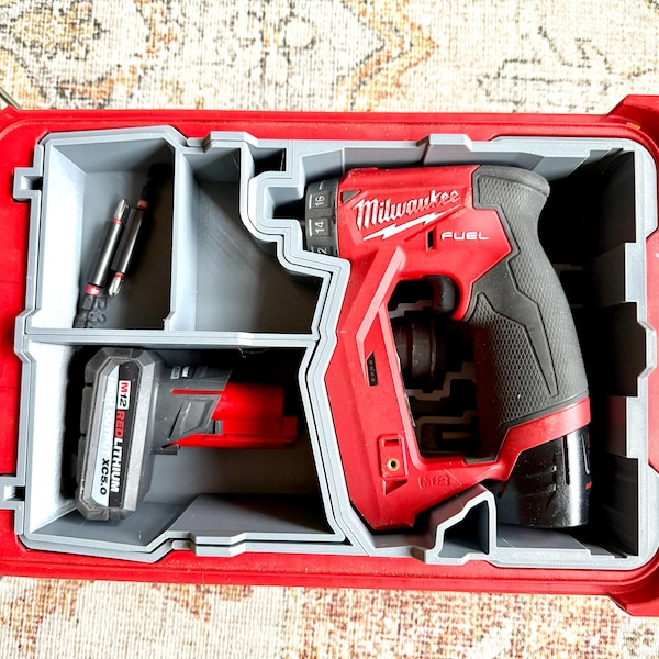 Milwaukee Packout Compact Tool Box (ammo Can) - M18 Battery Rack UPPER Insert - Etsy