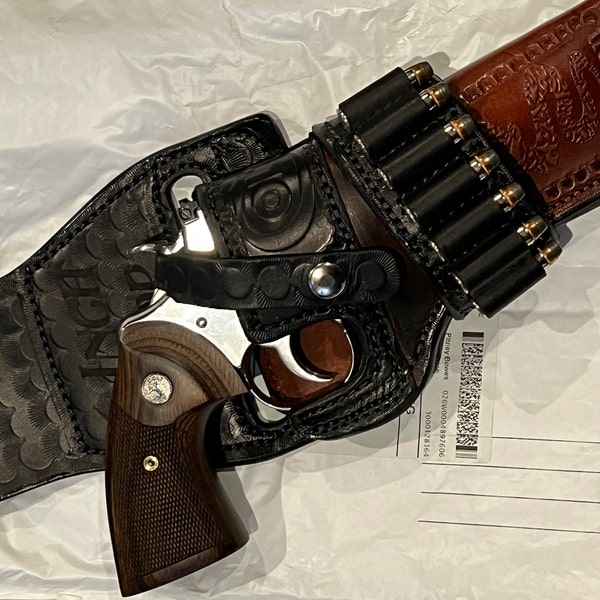 Cowboy Style Holster for Colt Python. Southern Charm Holsters Original ...