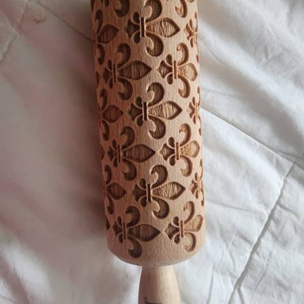 AZTEC Engraved Rolling Pin for Cookies, Embossing Rolling Pin, Engraved ...