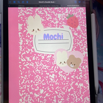 10 Digital Notebook Covers Pastel Colors A4, US, and Goodnotes Sizes - Etsy