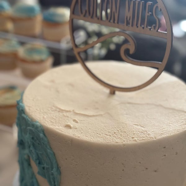 Groovy SVG File, Glowforge File, Two Groovy Cupcake Topper Laser File ...