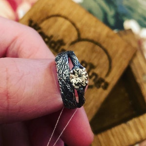 Tree Band Men's Wedding Ring Rustic Wedding Band Tree | Etsy