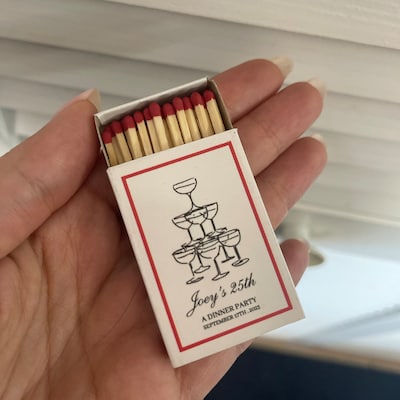 Custom Design Matches Personalized Design Matchbooks Theme Matchboxes ...