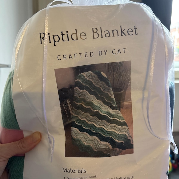 Riptide Blanket Crochet Pattern Downloadable PDF - Etsy