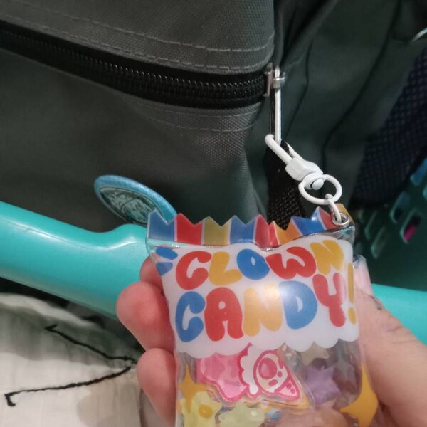 Clown Candy Keychain - Etsy