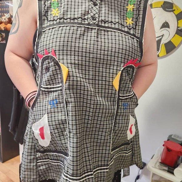 Mexican Apron. Traditional Apron. Mandil Bordado. Embroidered Apron ...