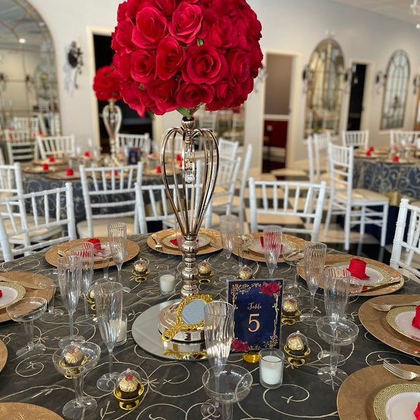 Beauty and the Beast Fairy Tale Birthday Printable 5" X 7" and 4" X 6 ...