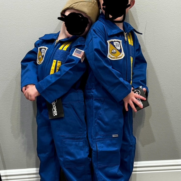 Licensed Blue Angels Youth Flight Suit and Garrison Cap - Etsy