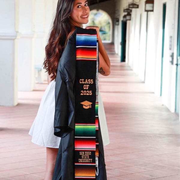 Floral Embroidered Personalized Mexican Graduation/class of 2026 - Etsy