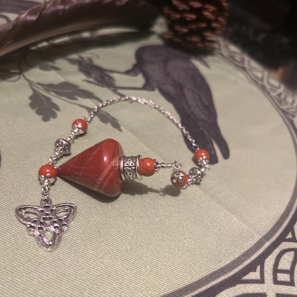 Medusa Goddess Necklace Wearable Witches Ladder Pagan Prayer Beads ...