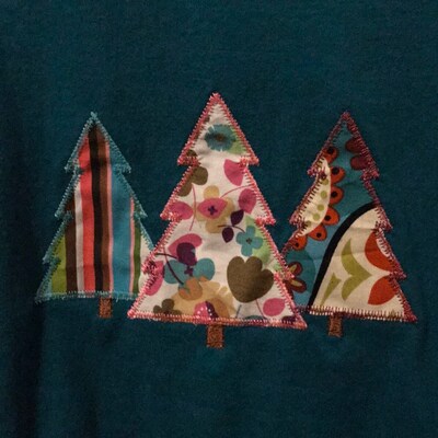 Christmas Tree Applique Christmas Tree Applique Design Tree Design Tree Zig Zag Applique ...