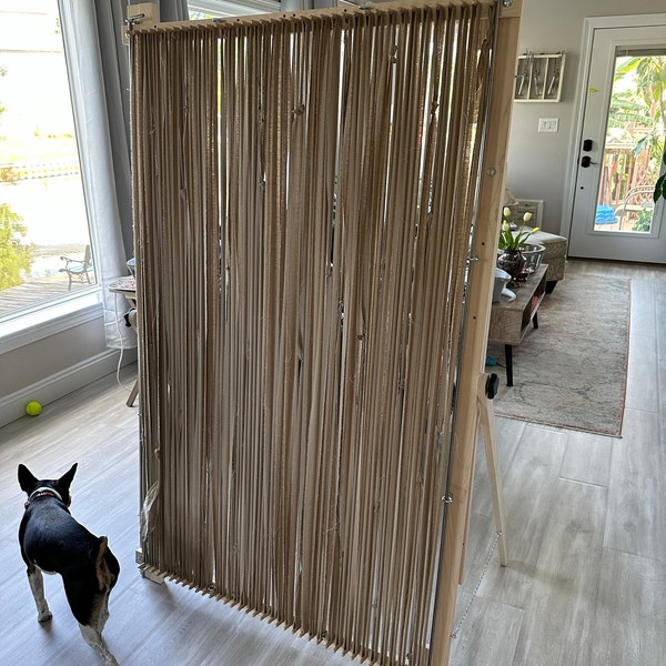 Loom, Big Boy Adjustable Twining Loom With Leg Set, Makes 3' X 5' Rug ...