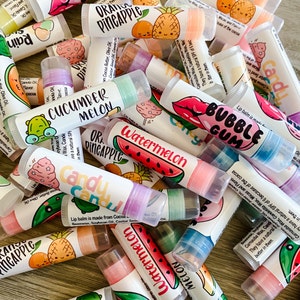 SPA PARTY Personalized Lip Balm Party Favors Blond Girl | Etsy