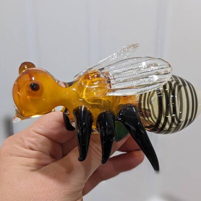 Bee Glass Pipe 5 - Etsy