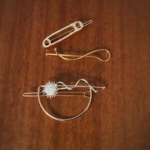 Minimalistic Hair Pin Geometric Bobby Pin Modern Bobby Pin - Etsy