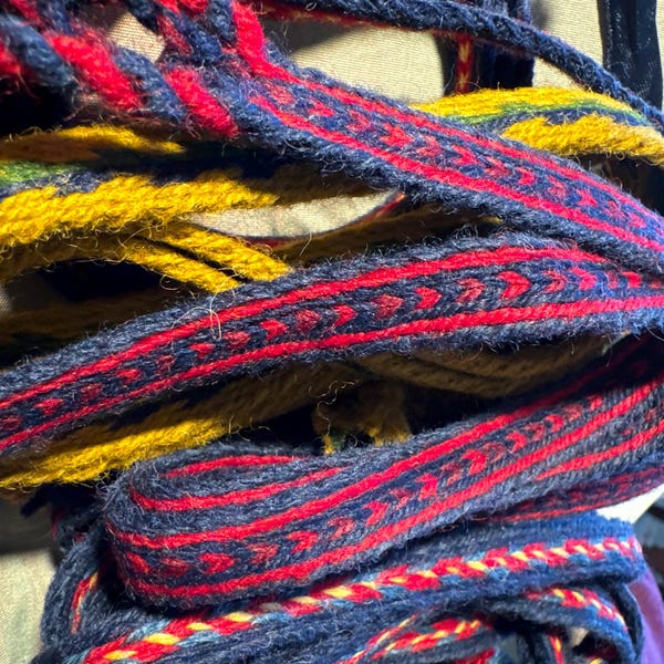 Width ~5 Cm. Tablet Weaving Belt, Tablet Woven Band, Tablet Weaving ...